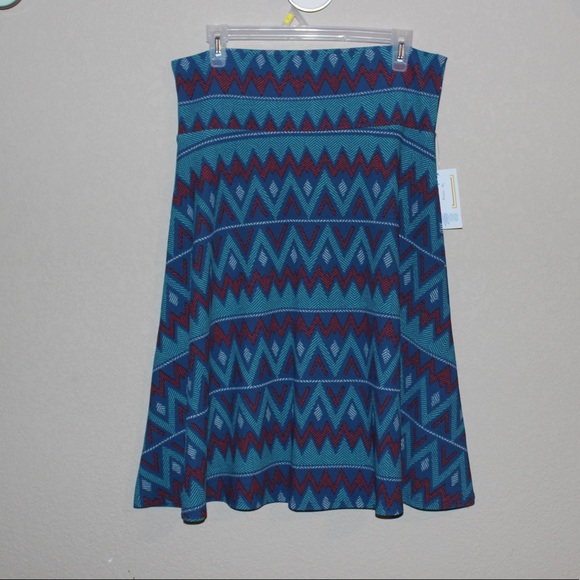 LuLaRoe | Skirts | Xl Lularoe Azure | Poshmark